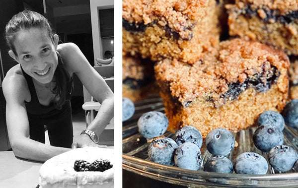 Gaby's Bakery - Blueberry Buckle Cake - Vegan - Michael Van Clarke